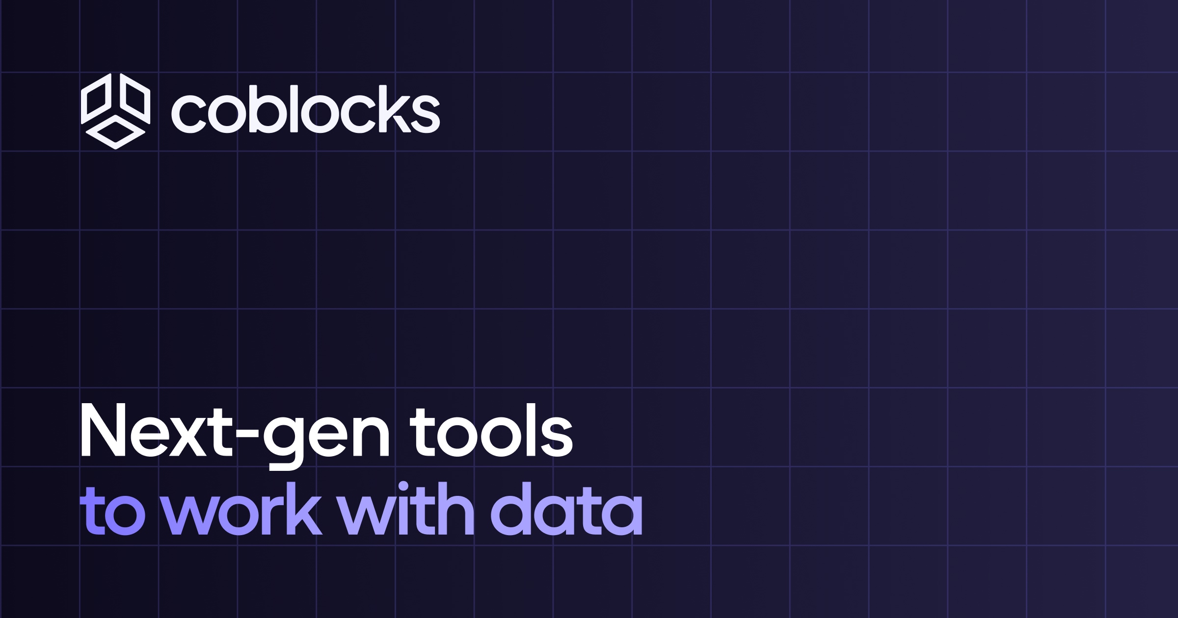 coblocks | Build data pipelines in minutes with AI